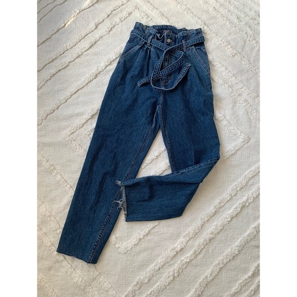 Abercrombie & Fitch | Jeans | Abercrombie Super High Waist Paperbag Mom ...